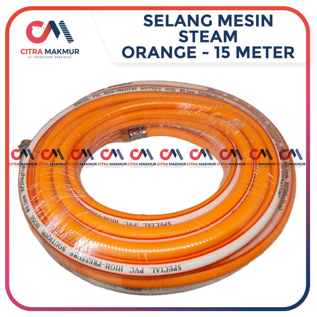 Jual Selang Steam Mesin Cuci AC Kyodo Orange 15 Meter 280 Kgf/cm ...