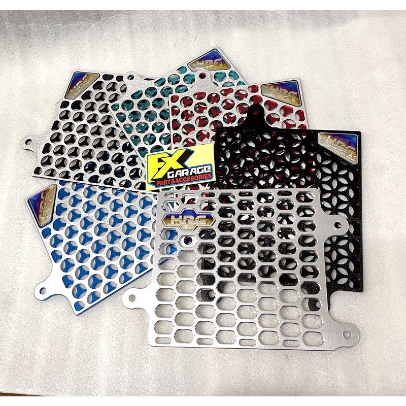 Jual Cover radiator CNC vario 125 150 pcx 150 logo HRC | Shopee Indonesia