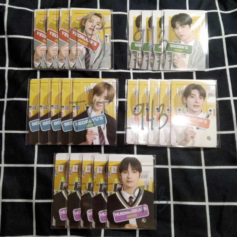 Jual PC TXT FOREUL 4OlN PHOTOCARD YEONJUN SOOBIN BEOMGYU TAEHYUN HUENINGKAI | Shopee Indonesia