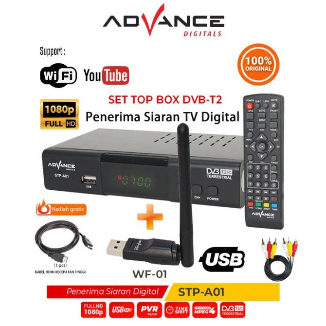 Jual Advance Stp-A01 Set Top Box Tv Digital Receiver Full Hd/Stb | Shopee Indonesia