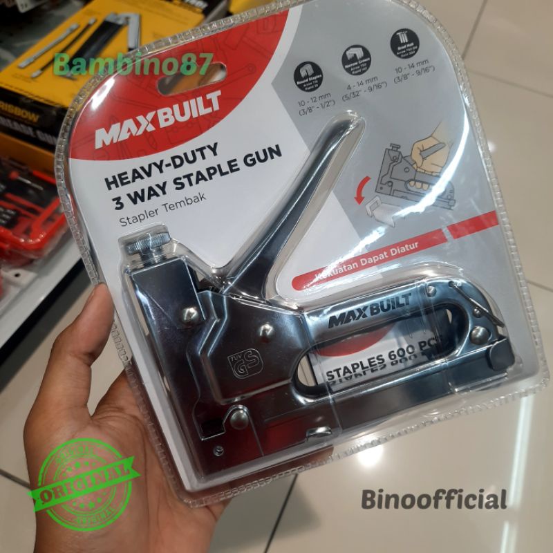 Jual Staples Stapler Tembak Stapler gun 3 In 1 Bisa Untuk tembok gypsum ...