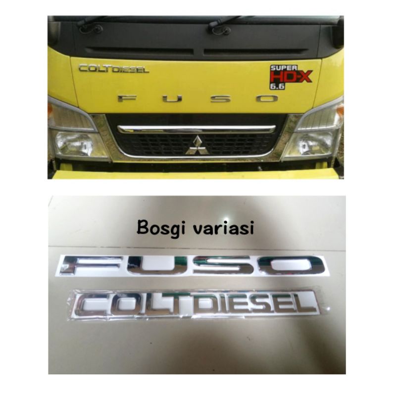 Jual Emblem Fuso Logo Fuso /emblem canter / emblem colt diesel / emblem ...