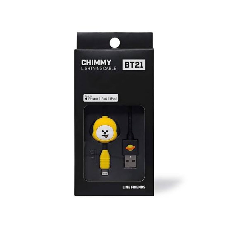 Jual BTS BT21 Chimmy 8 Pin Cable | Lightning Cable | Kabel Charge ...