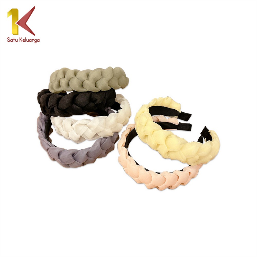 Jual Satu Keluarga Bando Kepang Wanita Scrunchie C530 Aksesoris Rambut ...