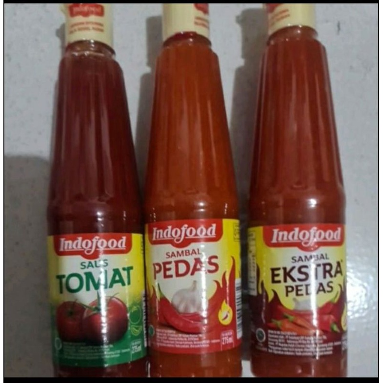 Jual Saos tomat & sambal indofood 275 ml | Shopee Indonesia