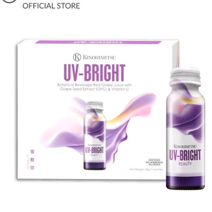 Jual KINOHIMITSU JPAN UV BRIGHT DRINK 16 BOTOL KOLAGEN ORIGINAL ...