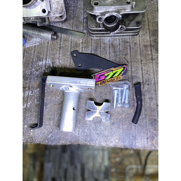 Jual Dudukan stang roadrace+dudukan stabilizer stang pnp matris ...