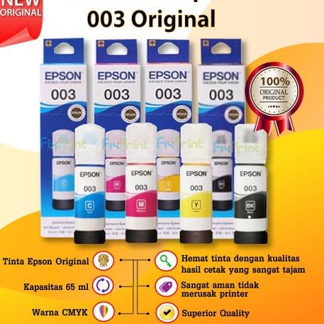 Jual Tinta Epson 003 Premium Ink T00V Refill Printer L1210 L3210 L5296 ...