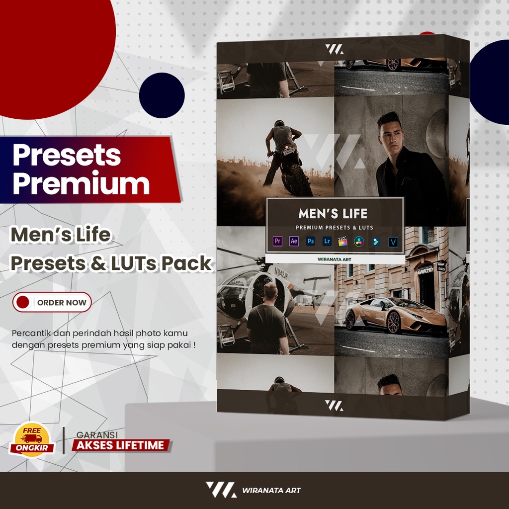 Jual Men's Life - Premium Presets Lightroom Foto dan Video LUT LUTs VN ...