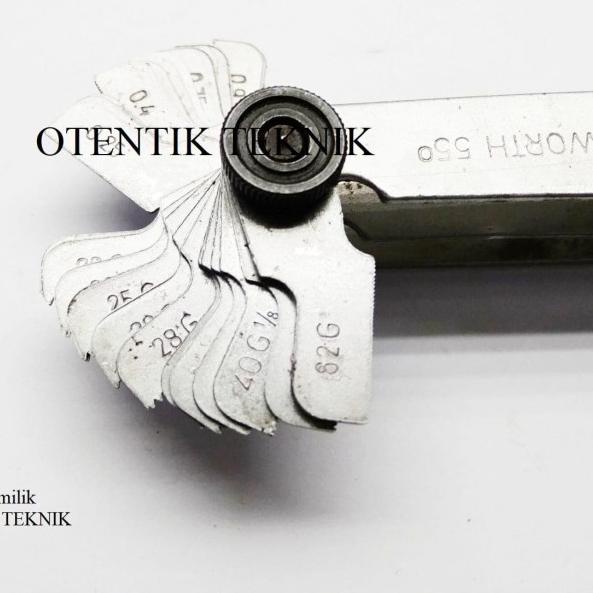 Jual MALDRAT - PENGUKUR ULIR DRAT - SCREW PITCH - PITCH GAUGE | Shopee ...