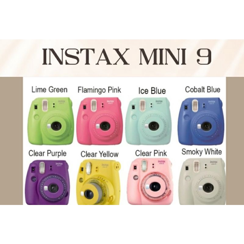 Jual INSTAX MINI 9/INSTAX CAMERA | Shopee Indonesia