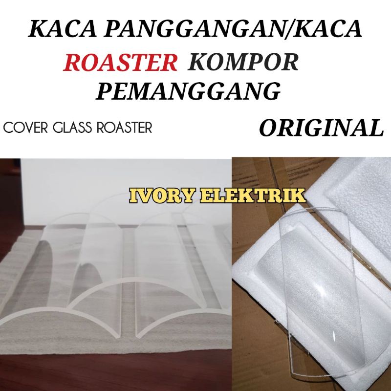 Jual KACA PLAT KOMPOR PANGGANGAN ROASTER/ KACA PANGGANGAN SOSIS BBQ ...