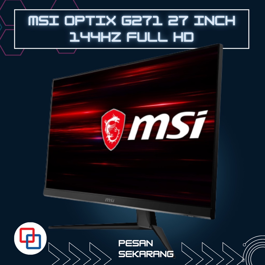 Jual Monitor MSI Optix G271 27 Inch 144Hz Full HD IPS Panel Gaming LED Monitor | Shopee Indonesia