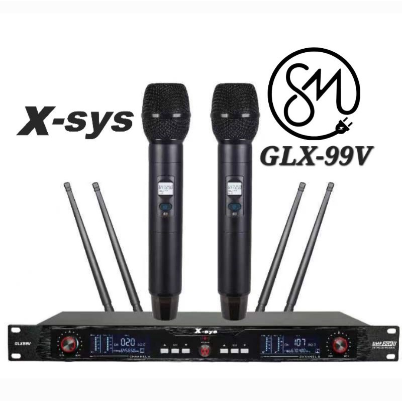 Jual Microphone Wireless X-Sys GLX99V GLX-99V mic Professional Xsys ...