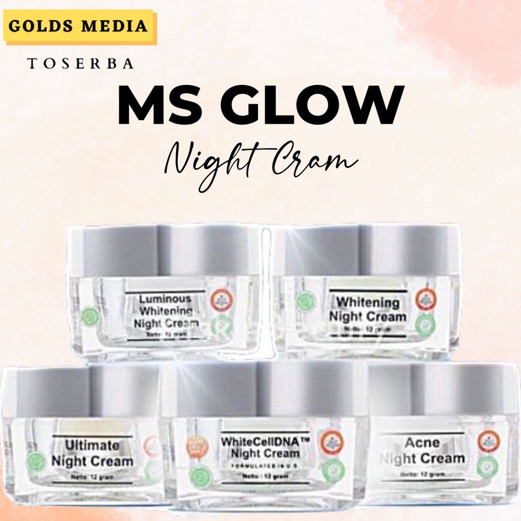 Jual Ms Glow Original Night Cream MS glow Night Cream 5 Variant ...