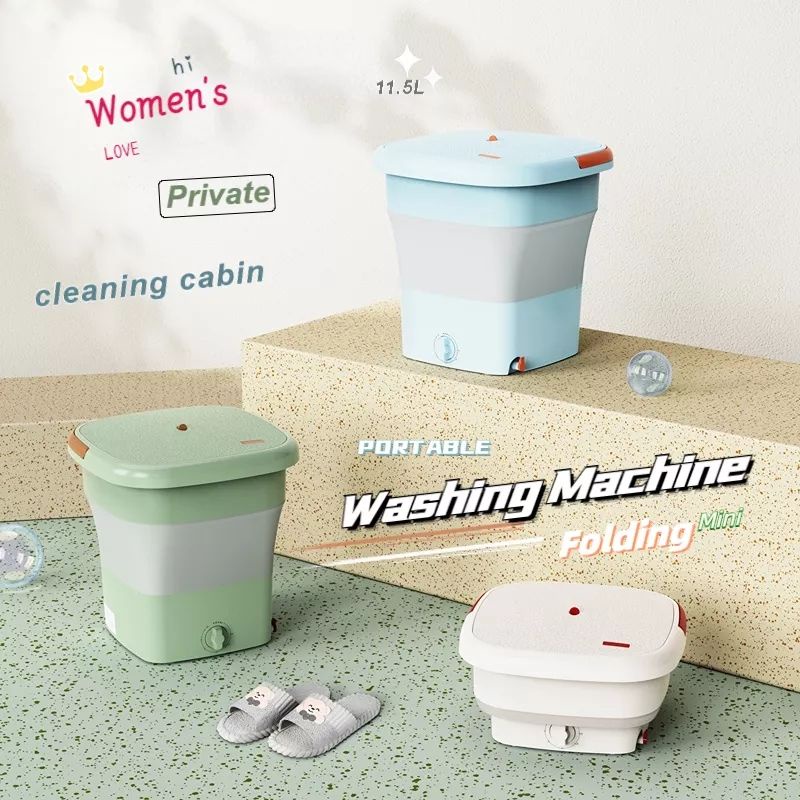 Jual Mesin Cuci Lipat Kapasitas Besar 11.5L dengan pengering dan Blue ...