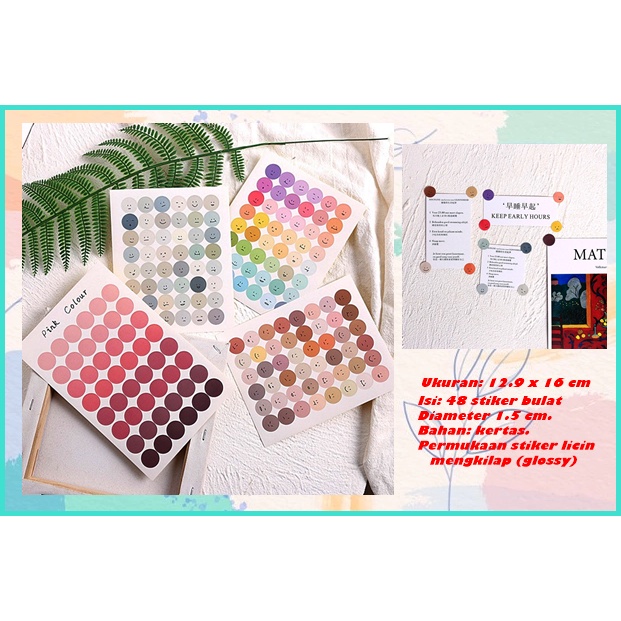 Jual Stiker Aesthetic Sticker Aesthetic Scrapbook Colorful Smileys ...