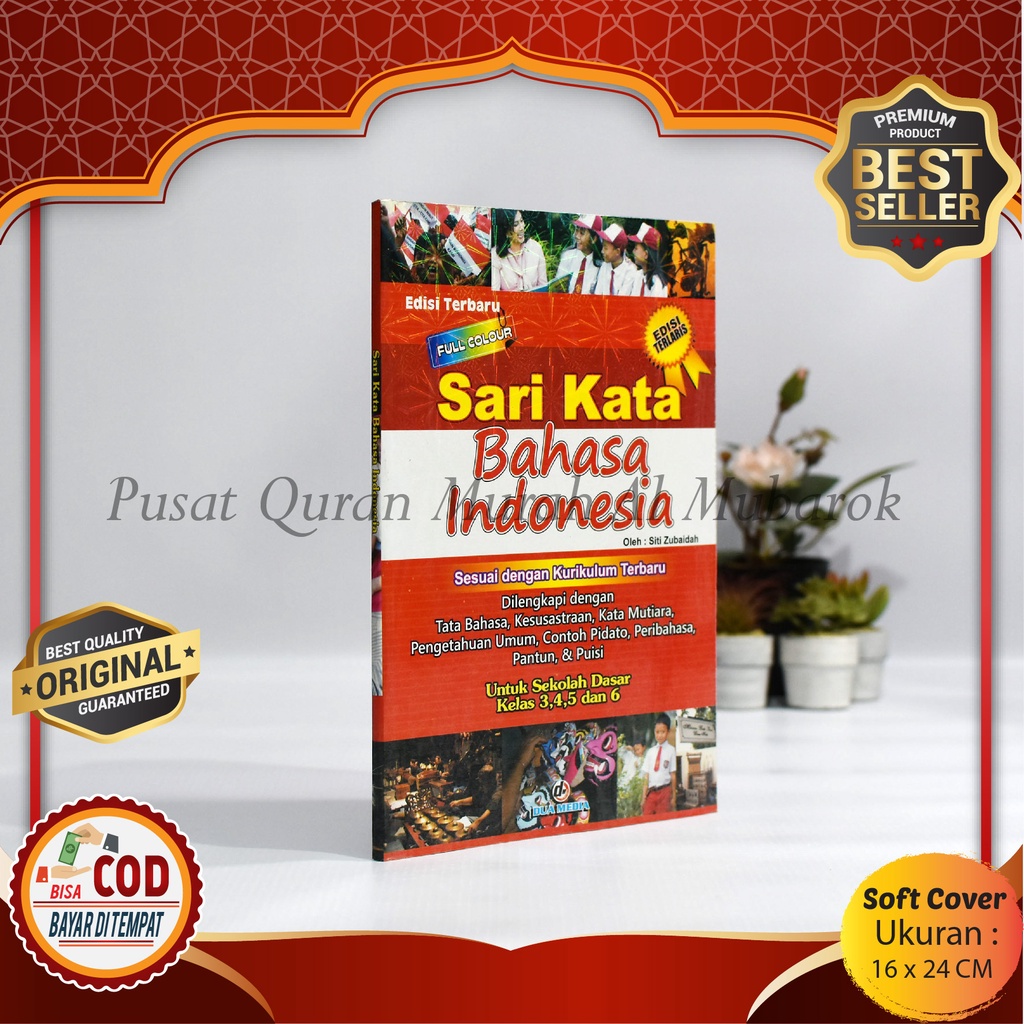 Jual EDISI BARU! Buku Pengetahuan Umum Sari Kata Bahasa Indonesia Kurikulum Terbaru Full Colour ...