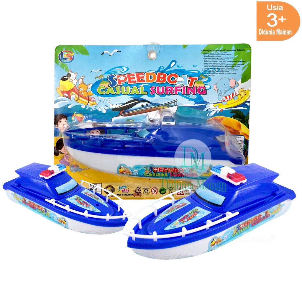 Jual Mainan anak perahu air laut kapal pesiar speed boat casual surfing ...