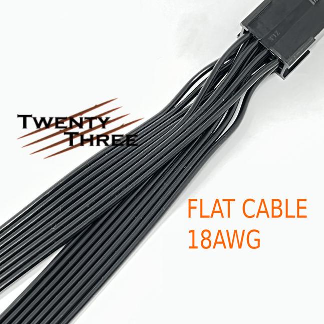 Jual Kabel splitter PCIE 8 pin to dual 6+2 pin Flat Cable vga mining ...