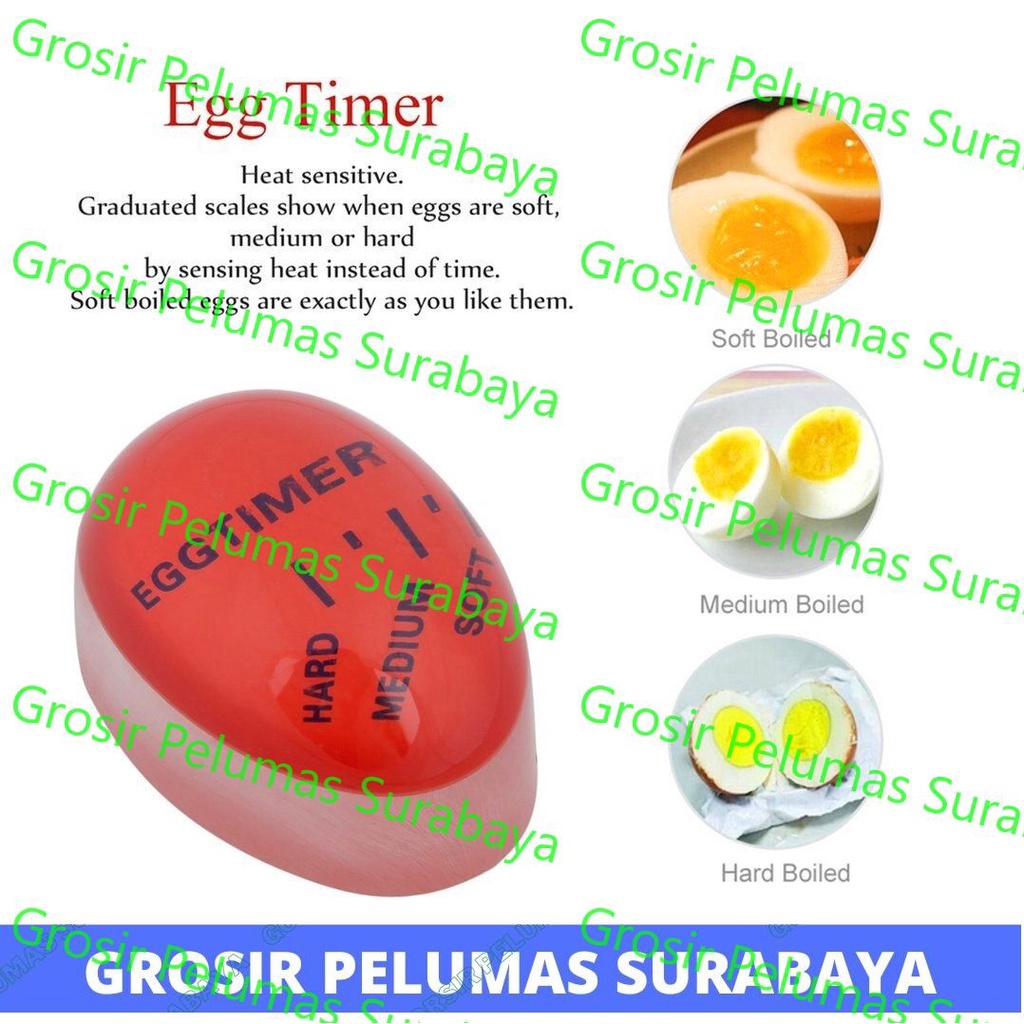 Jual Egg Perfect Timer Pengukur Suhu Telur Telor Rebus Boiled EggTimer alat ukur waktu | Shopee ...