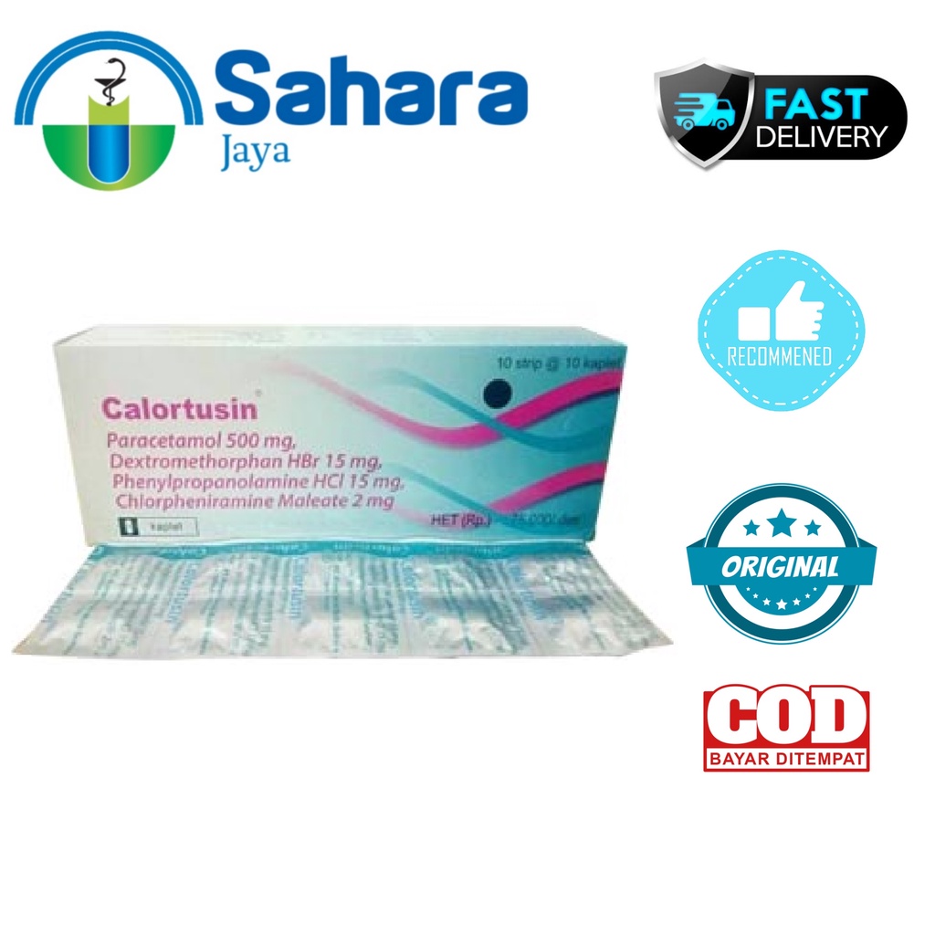 Jual [SJ] Calortusin Isi 10 Tablet - Obat Batuk Pilek | Shopee Indonesia