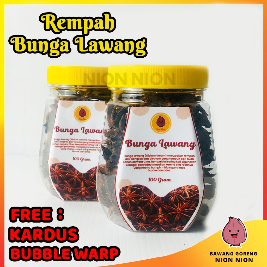 Jual Bunga Lawang Kembang Lawang Pekak Natural Star Anise Rempah ...