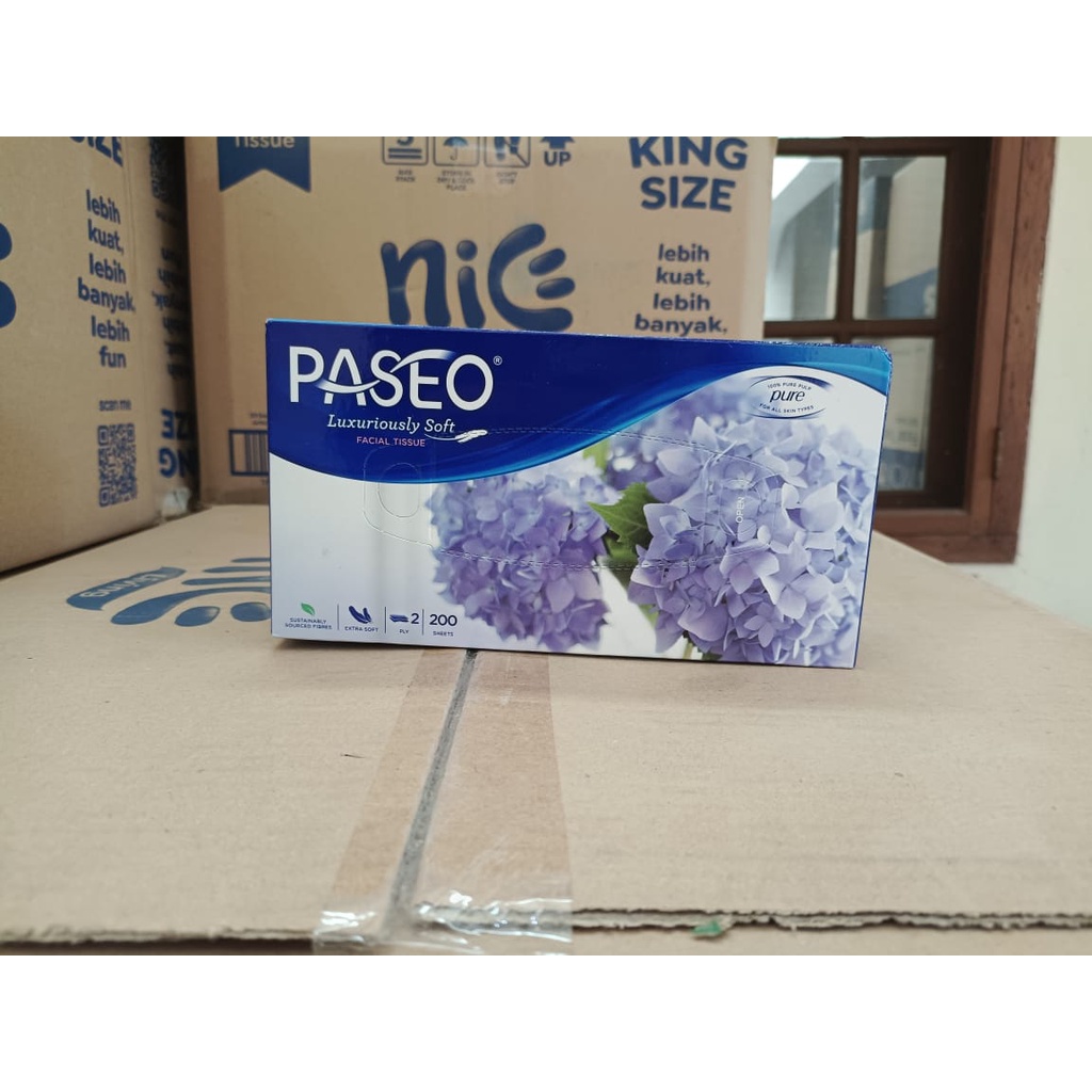 Jual Tissue Paseo elegant facial box 200 sheets/Tisu wajah Paseo kotak 200s | Shopee Indonesia
