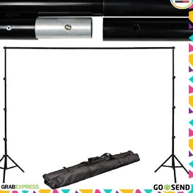 Jual Background stand 2 x 3 meter / Bracket Stand 3m Backdrop Foto ...