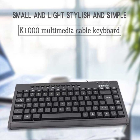 Jual Banda K1000 - Keyboard MINI USB Hitam - Keys 95 tuts - Support all ...