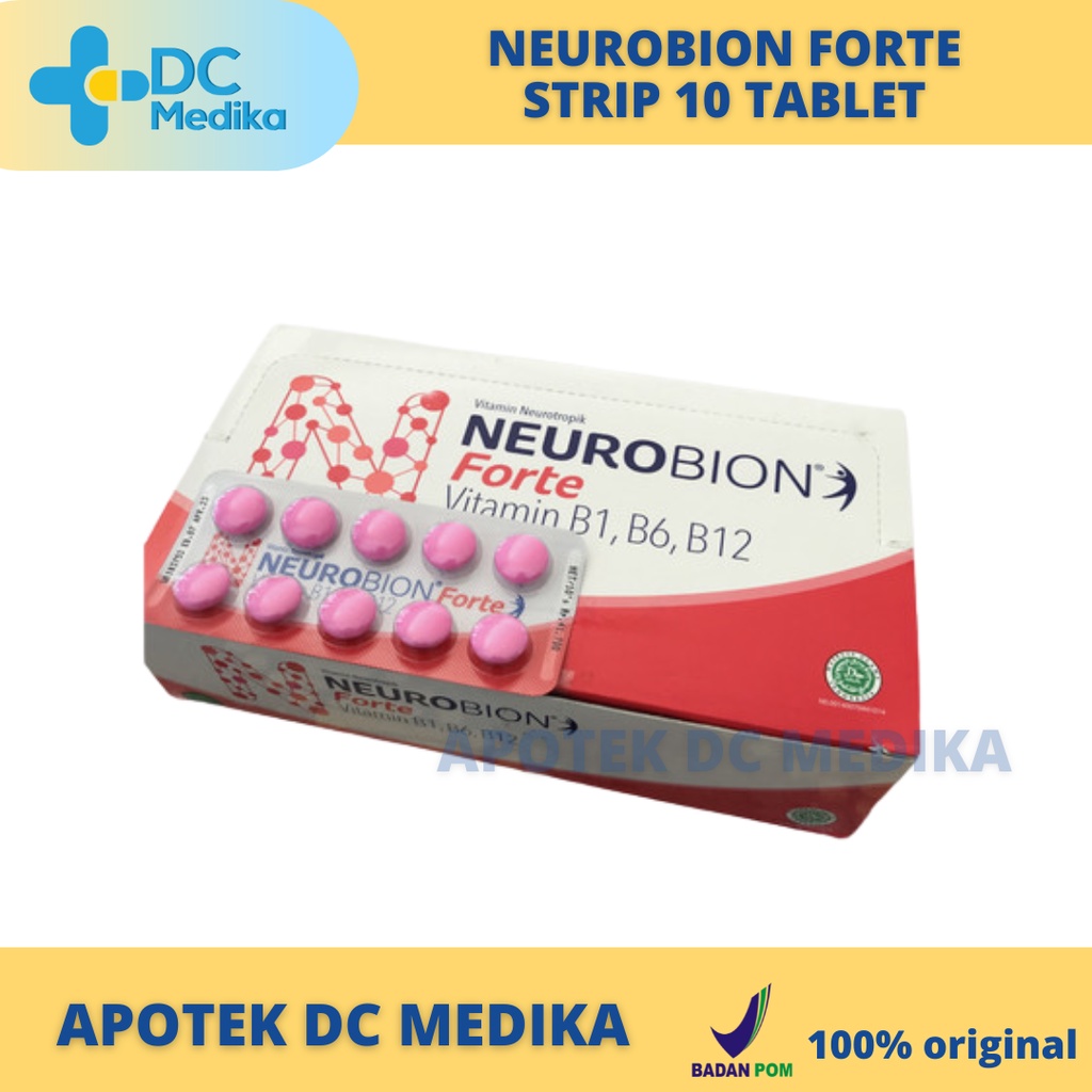 Jual NEUROBION FORTE TABLET/Vitamin Neurotropik | Shopee Indonesia