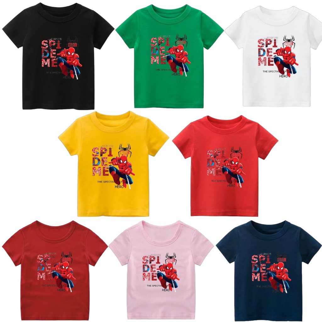 Jual KAOS ANAK MARVEL HERO SPIDERMAN - ATASAN ANAK SPIDERMAN - BAJU ...