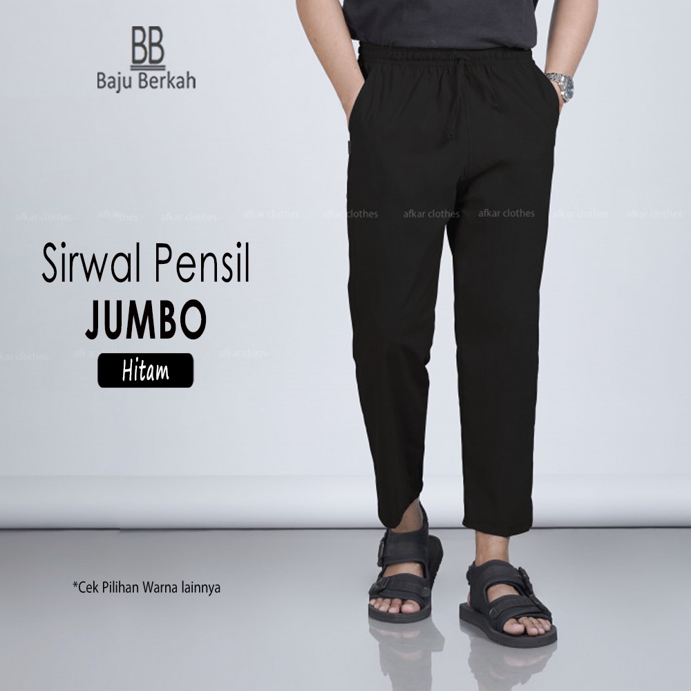 Jual Sirwal Pensil JUMBO Pria Muslim - Celana Pensil Kantor Formal Pria ...