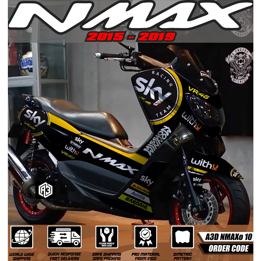 Jual Decal Sticker Nmax Lama 2015-2019 Fullbody Decal Sticker Yamaha ...