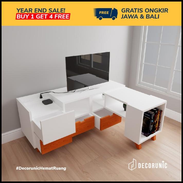 Jual Decorunic Meja Tv Minimalis - Buffet Meja Cabinet Tv Meja Sudut ...