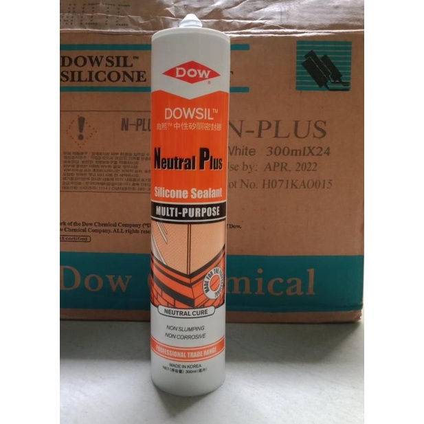 Jual DOWSIL NEUTRAL PLUS SILICONE SEALANT - WHITE 300ML | Shopee Indonesia