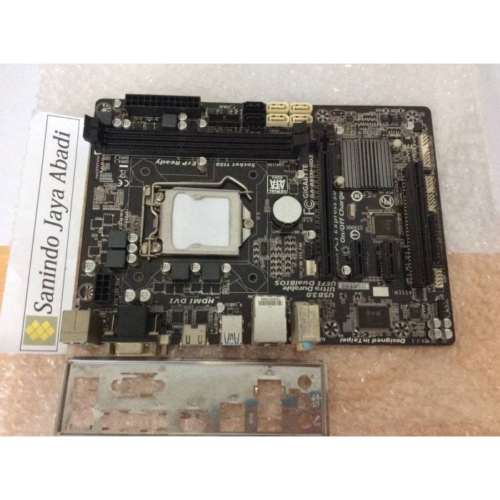 Jual MAINBOARD B85 GIGABYTE LGA 1150 SERI GA-B85M-HD3 DDR3 | Shopee ...