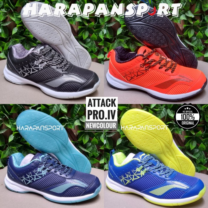 Jual SEPATU BADMINTON LINING ATTACK PRO IV PRO 4 ORIGINAL 100% | Shopee ...