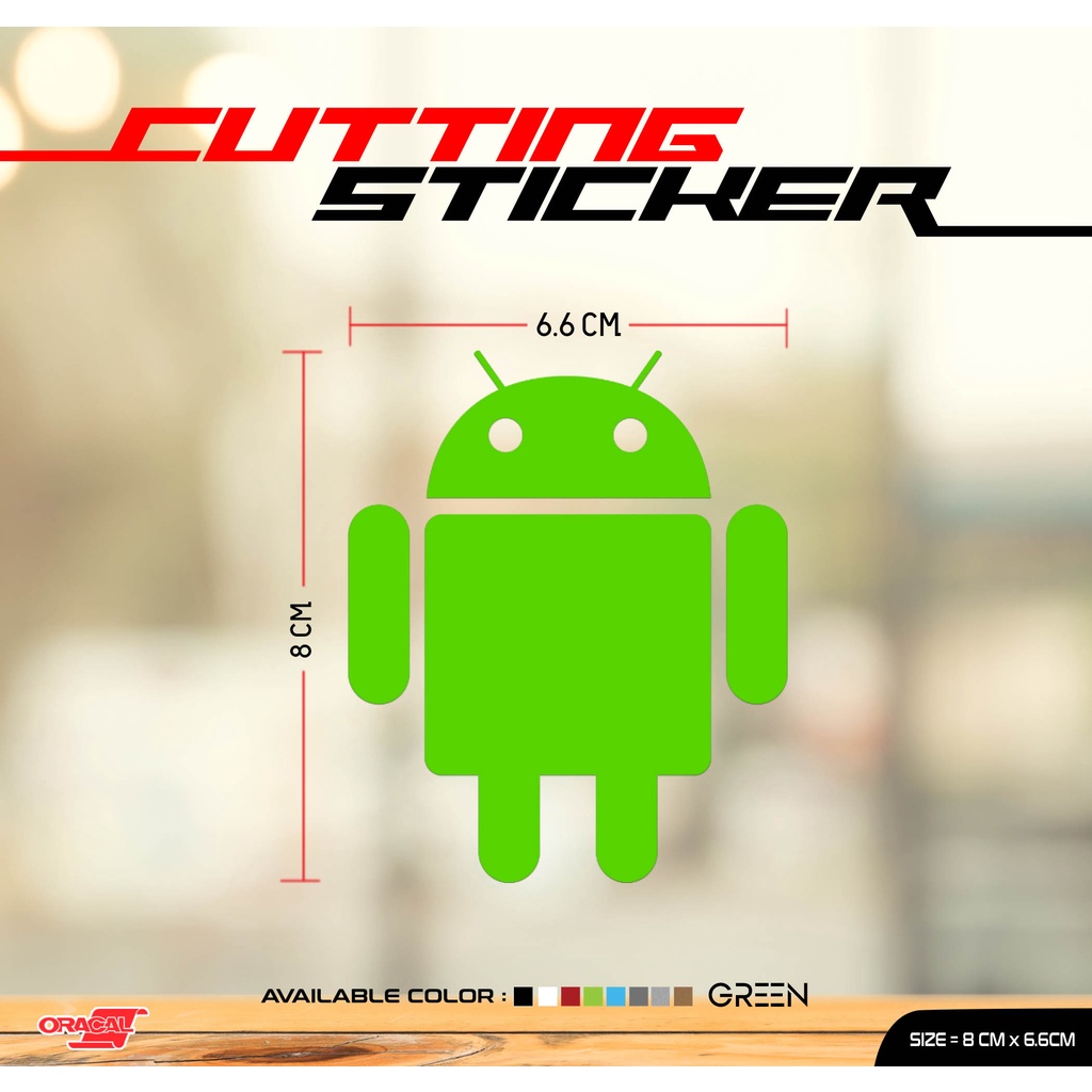 Jual Stiker Cutting Logo Android | Cutting Stiker ANDROID LOGO | Shopee ...