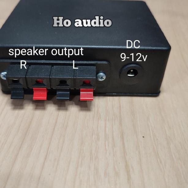 Jual amplifier mini 12 volt stereo ampli mini 12v rakitan pam8610 pam ...