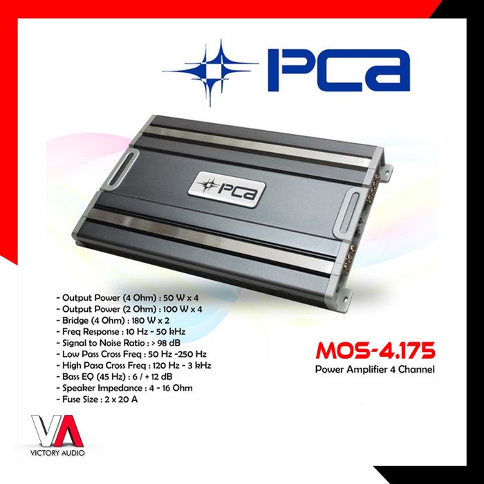 Jual Power Amplifier High Power Mosfet Amplifier Pca Mos-4.175 Ministry ...