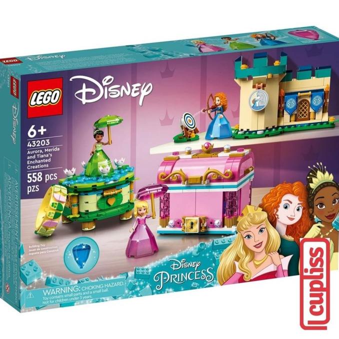 Jual OBRAL LEGO Disney Princess 43203 Aurora Merida Tiana Enchanted ...