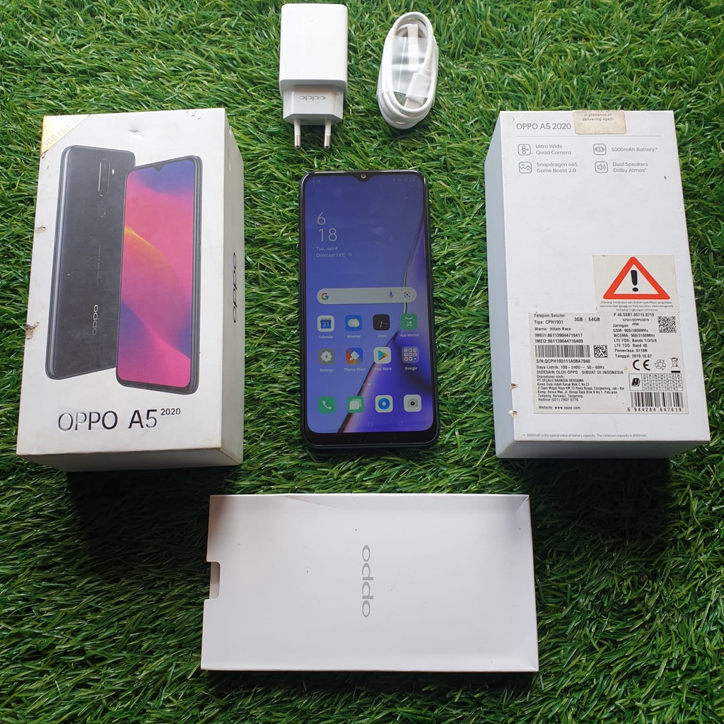 Jual OPPO A5 2020 SECOND 3/64 & 4/128 GB HP SECOND HANDPHONE SECOND HP SEKEN HP BEKAS HP MURAH ...