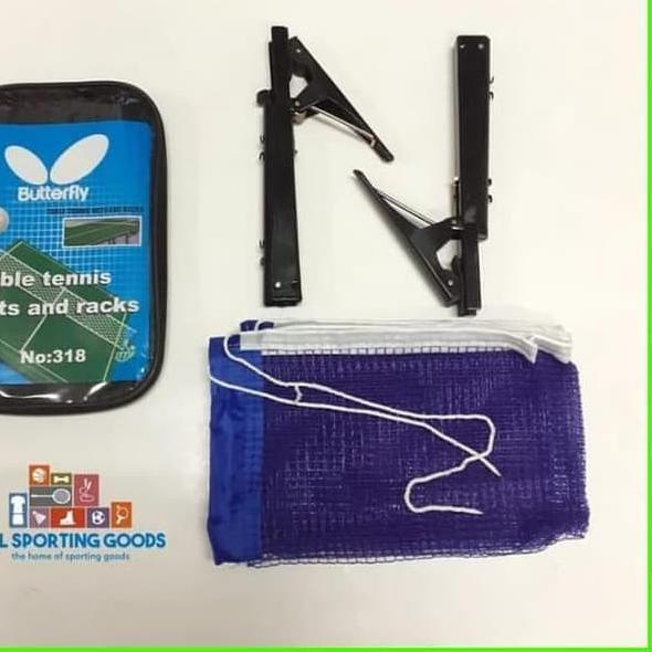 Jual Tiang Net Pingpong Tenis Meja set Butterfly 318 (termasuk net) | Shopee Indonesia