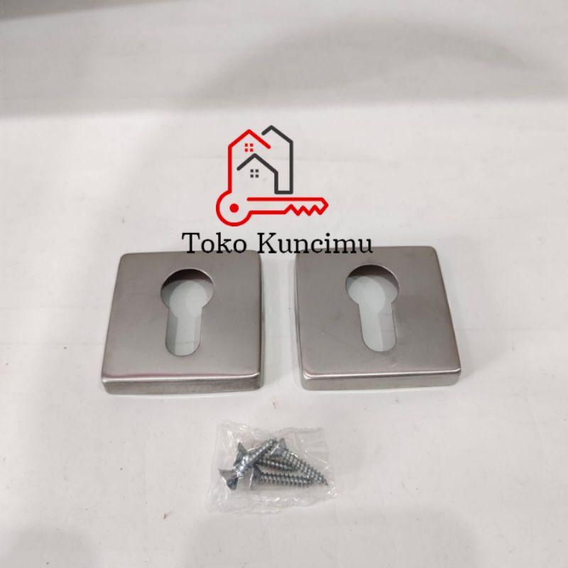 Jual Penutup lubang kunci pintu/ring kunci kotak/cover silinder 004 SS ...
