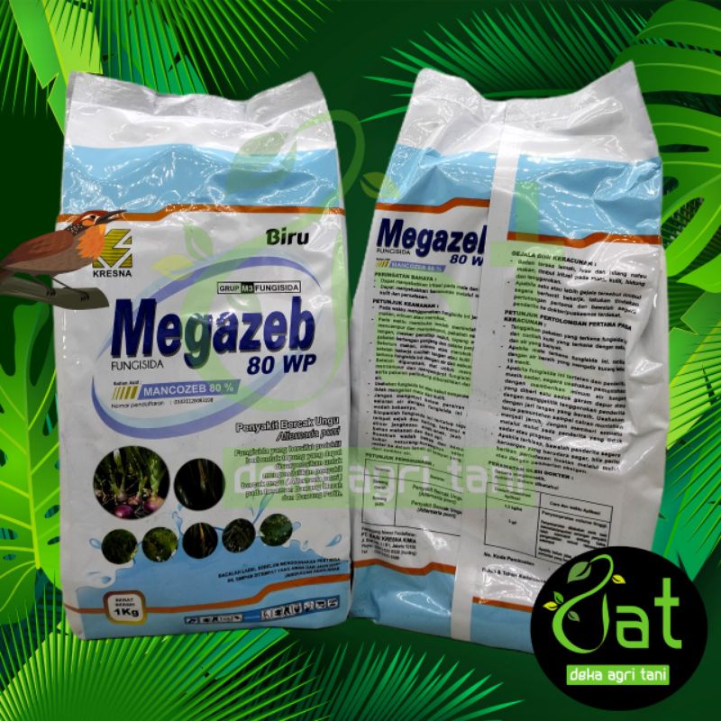 Jual PROMO FUNGISIDA MEGAZEB 80WP 1KG MANCOZEB BIRU | Shopee Indonesia