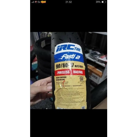 Jual Ban Racing Balap IRC Tubles Soft Compound Ring 17.90/80 Fastipro ...