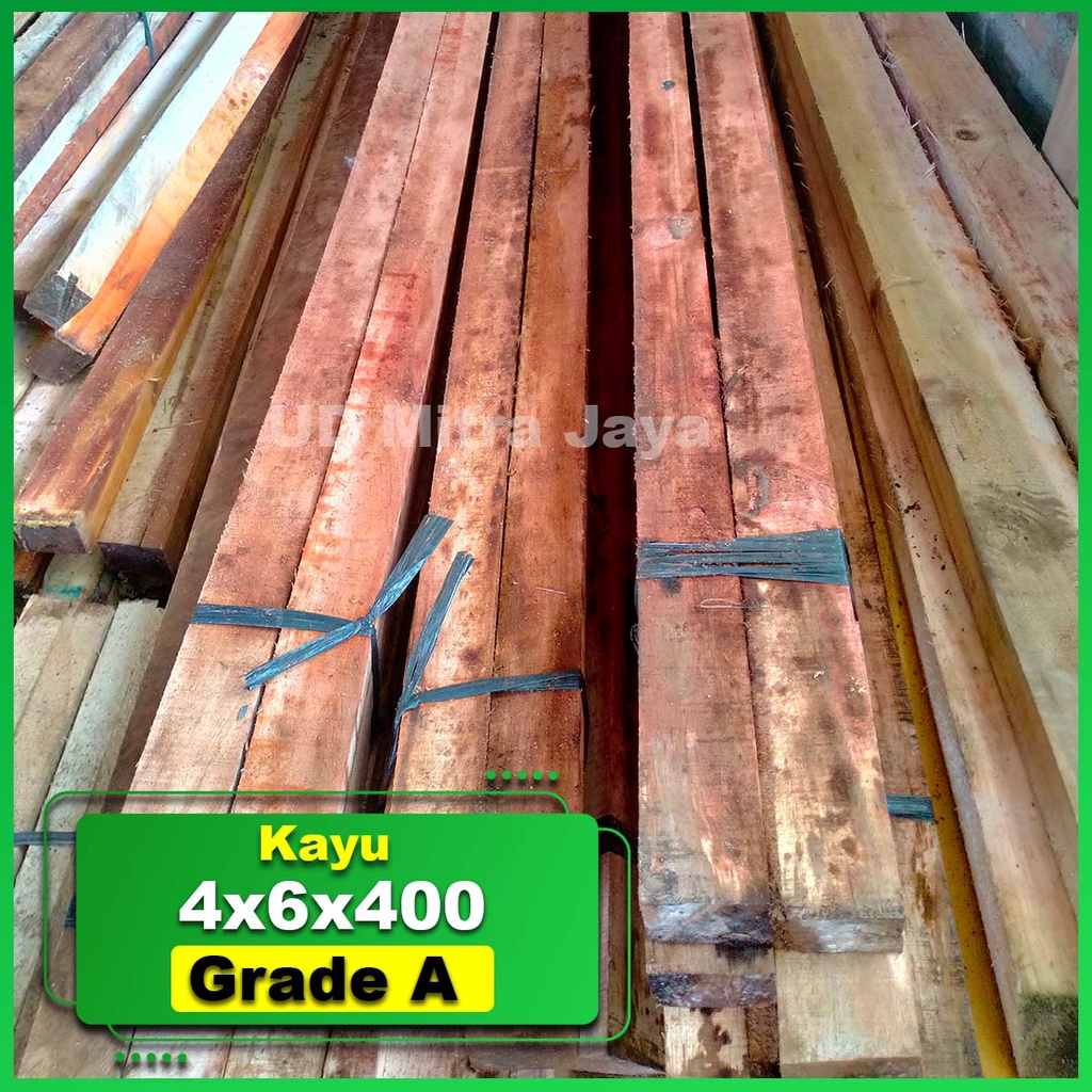 Jual Kayu usuk kaso 4X6 panjang 4 meter | Shopee Indonesia