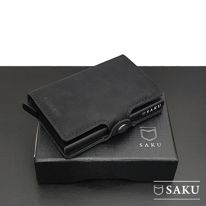 Jual Dompet Pria Kulit Asli Saku Smart Wallet Card Holder Rfid Compact ...