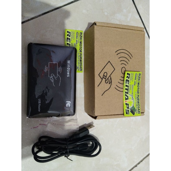 Jual RFID USB Reader 13.56mhz mifare IC (pembaca kartu) ,plug and play ...